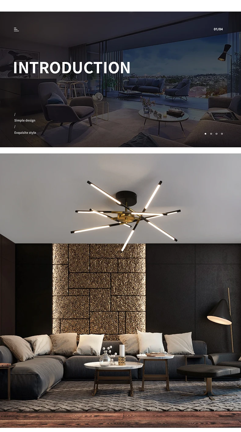 Finchley Remote Control Gold LED Chandelier – NYRALONDON