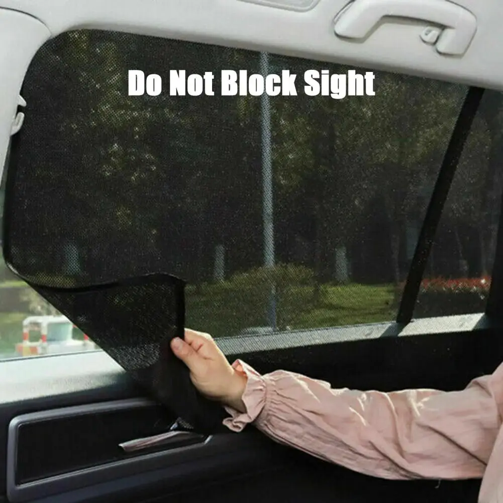 Sunshade-4Pcs-Car-Window-Curtain-Magnetic-Anti-ultraviolet-Mesh-Fabric ...