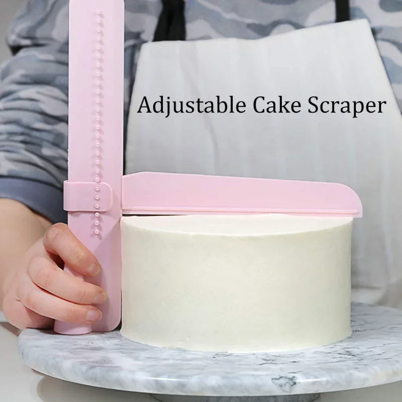 Adjustable-Cake-Scraper-Fondant-Spatulas-Cream-Cake-Edge-Smoother-Cake ...