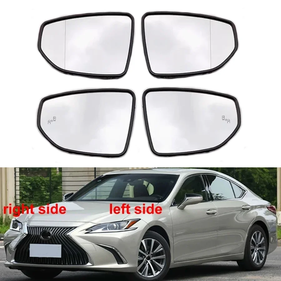 For-Lexus-ES-ES200-ES260-ES300-ES350-2019-2023-Side-Mirrors-Lens-Door ...