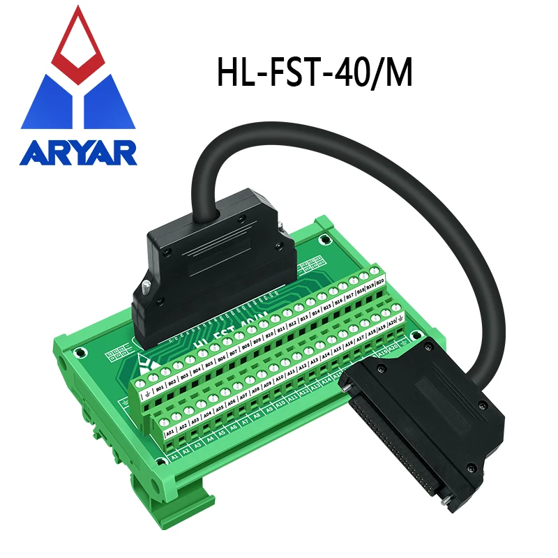 A6CON1-40Pin-FCN-Terminal-Block-Module-With-Cable-Fujitsu-Connector ...