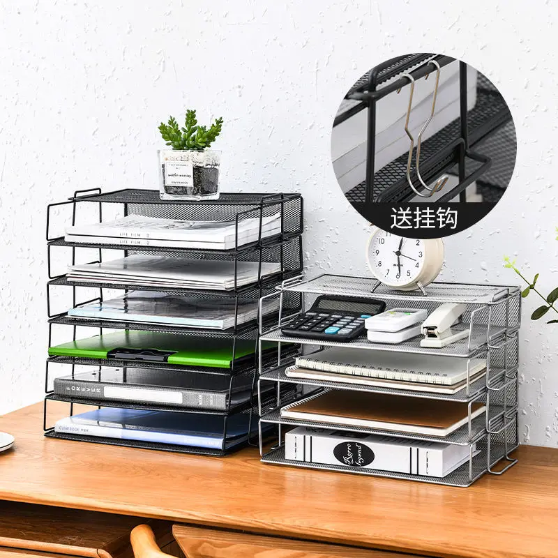 Desktop-Office-Supplies-Creative-File-Shelf-Data-Shelf-Stacked ...
