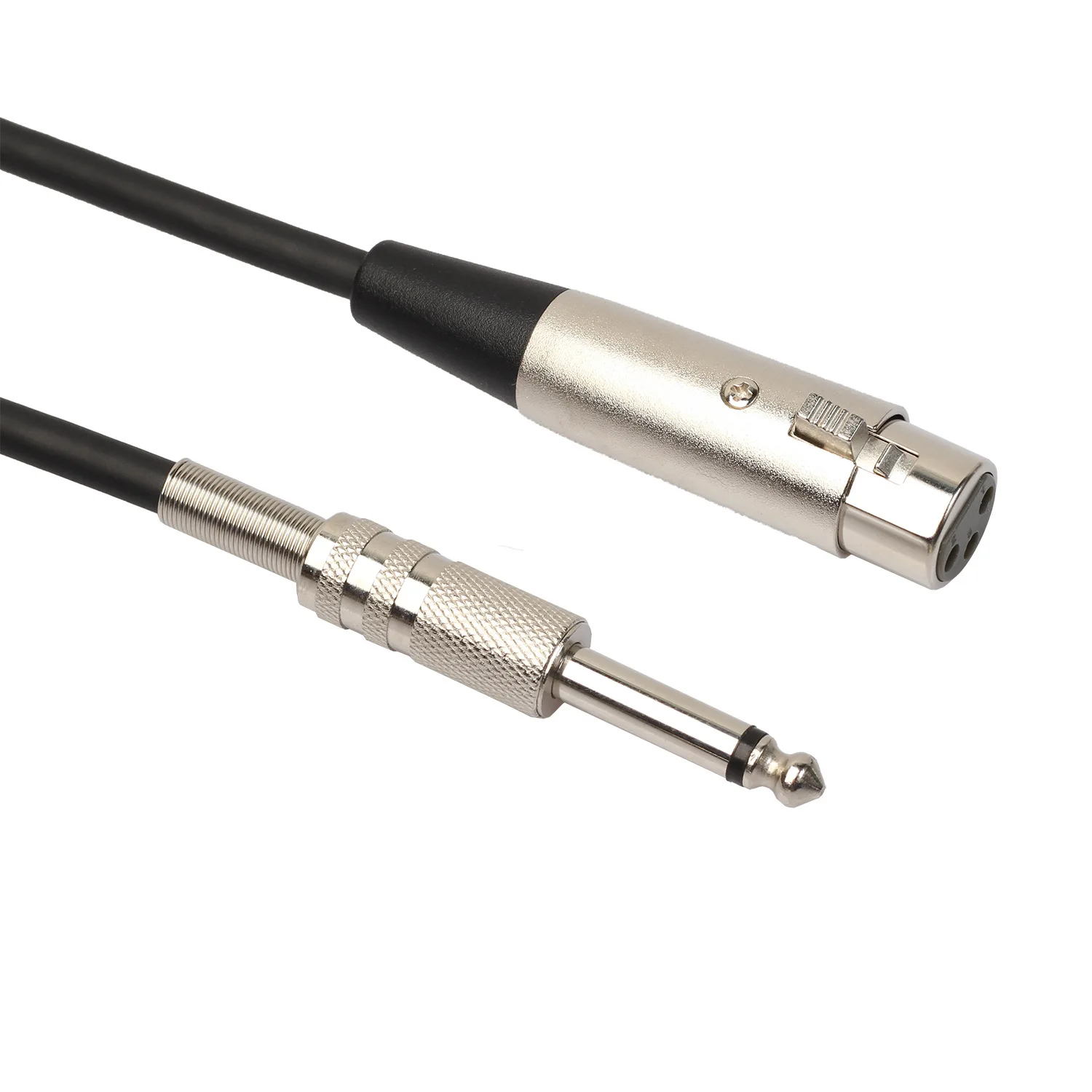 Audio-Cable-Canon-XLR-Female-To-6-35mm-Jack-Plug-Male-Connector-Gold ...