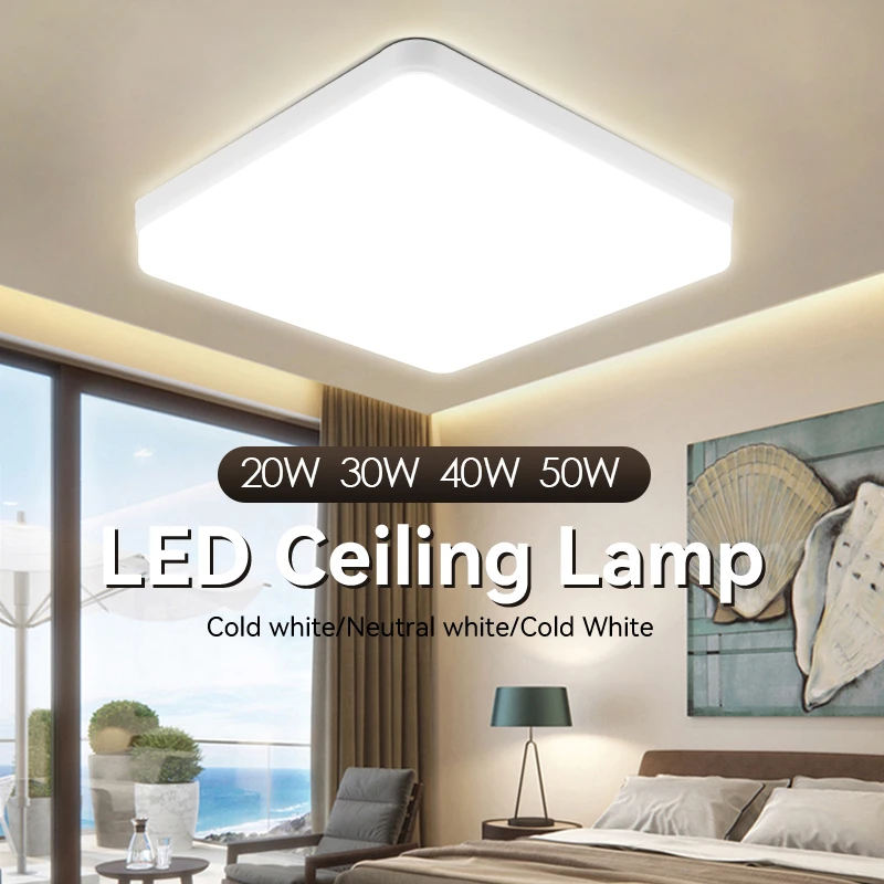 Led Ceiling Lights Modern Ceil Light For Living Room Ac180-265v Panel ...