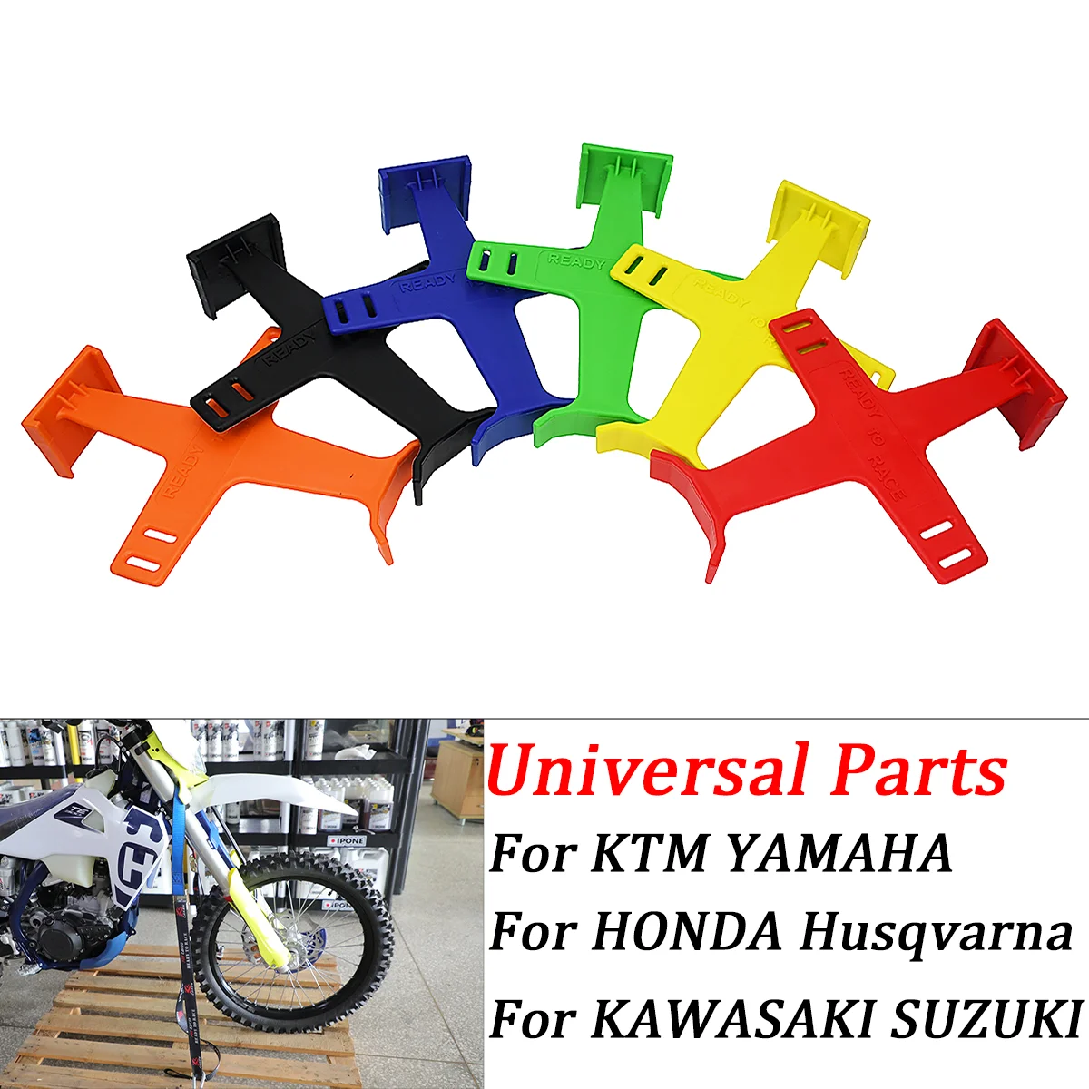 Motorcycle Universal Fork Support Brace For Yamaha Kawasaki Suzuki KTM ...