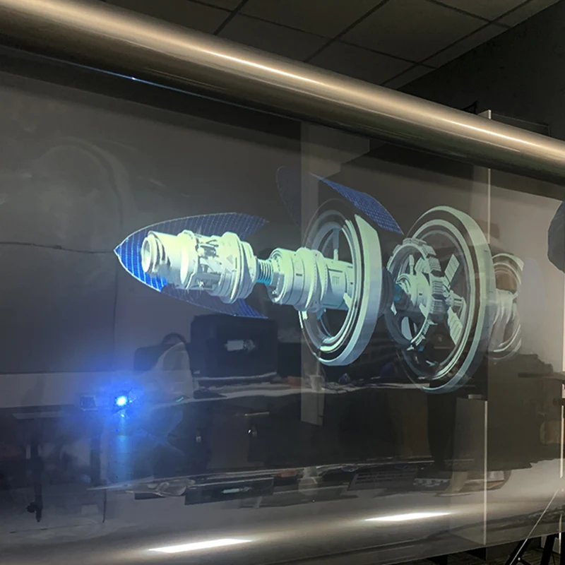 Yovanxer 1.52x1m Film Rear Projection Screen Holographic Projector ...