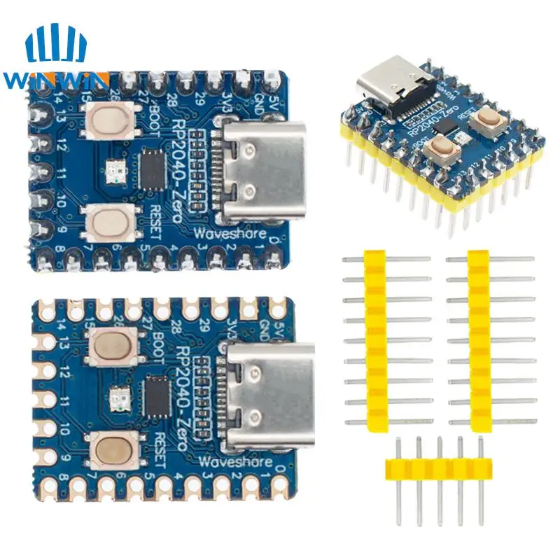 Rp2040 Zero 라즈베리 파이 마이크로 컨트롤러 용 Rp2040 Pico 개발 보드 모듈 듀얼 코어 Cortex M0