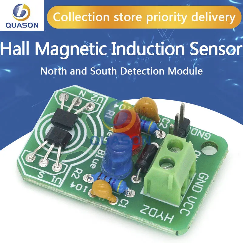 Hall magnetic Induction sensor magnetic detection pole resolver North ...