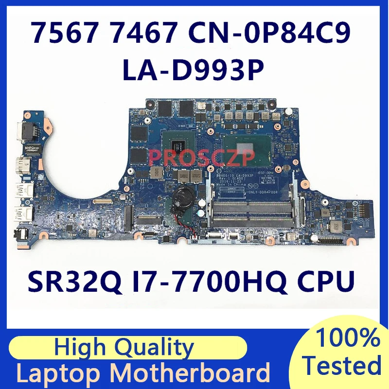CN-0P84C9-0P84C9-P84C9-Mainboard-For-DELL-7567-7467-Laptop-Motherboard ...
