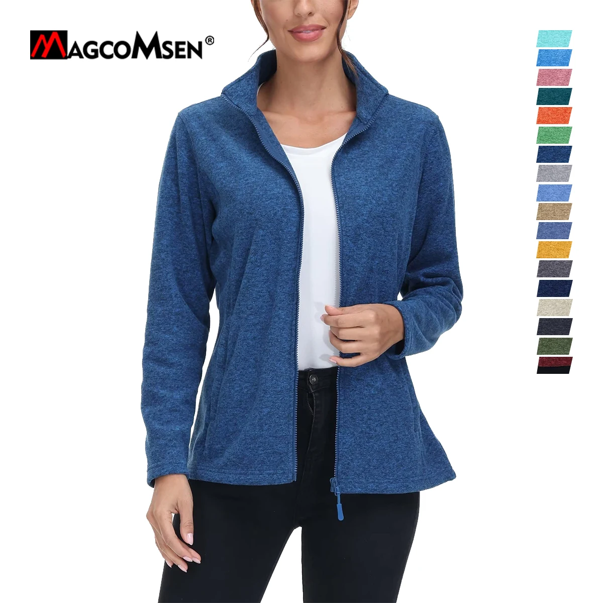 MAGCOMSEN-Spring-Fall-Lightweight-Fleece-Jackets-Womens-Athletic ...