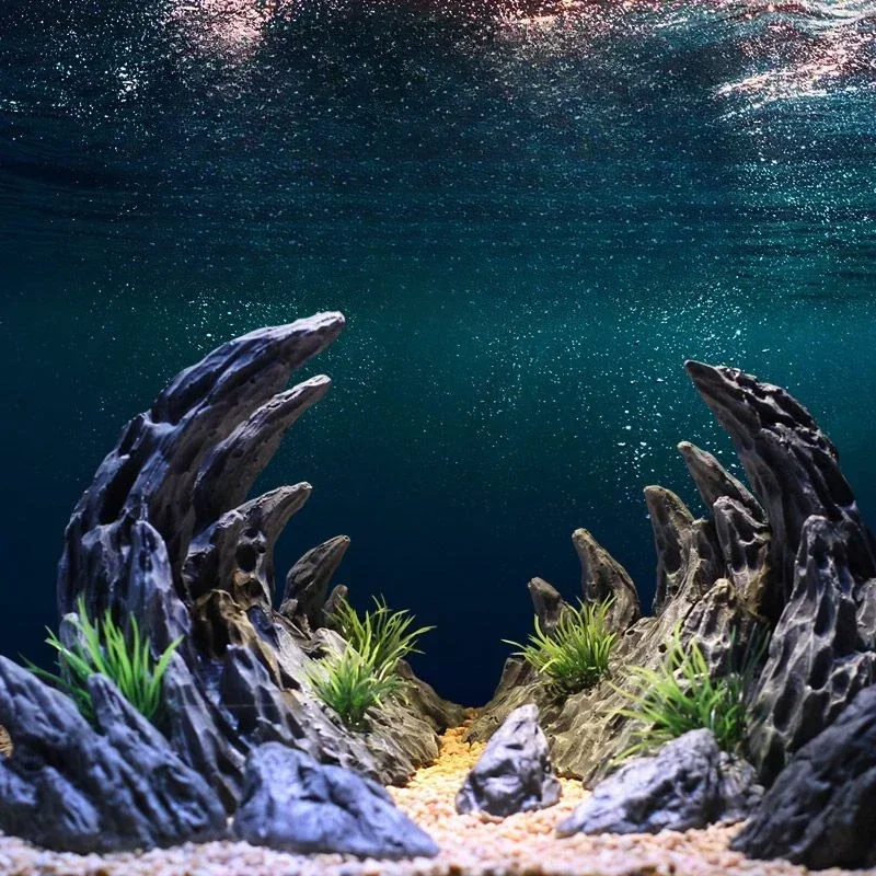 Canyon-Scenery-Fish-Tank-Simulation-Seiryu-Stone-Landcape-Rockery ...