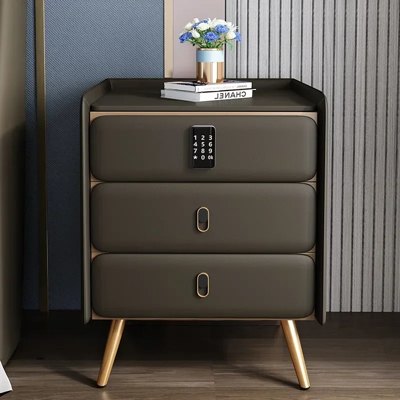 Storage-Locker-Night-Stand-Table-Bedside-Room-Comfortable-With-Drawers ...