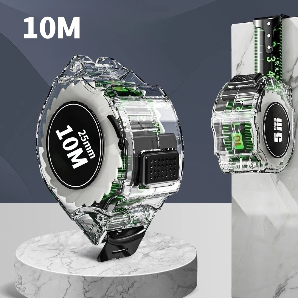 Cinta-m-trica-fluorescente-negra-de-10M-cinta-m-trica-gruesa-de-alta ...