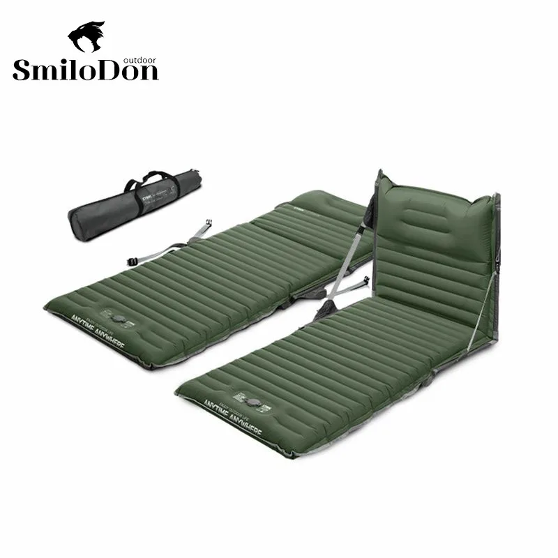 Smilodon-Outdoor-Inflatable-Mattress-Camping-Air-Bed-Backrest-Sleeping ...