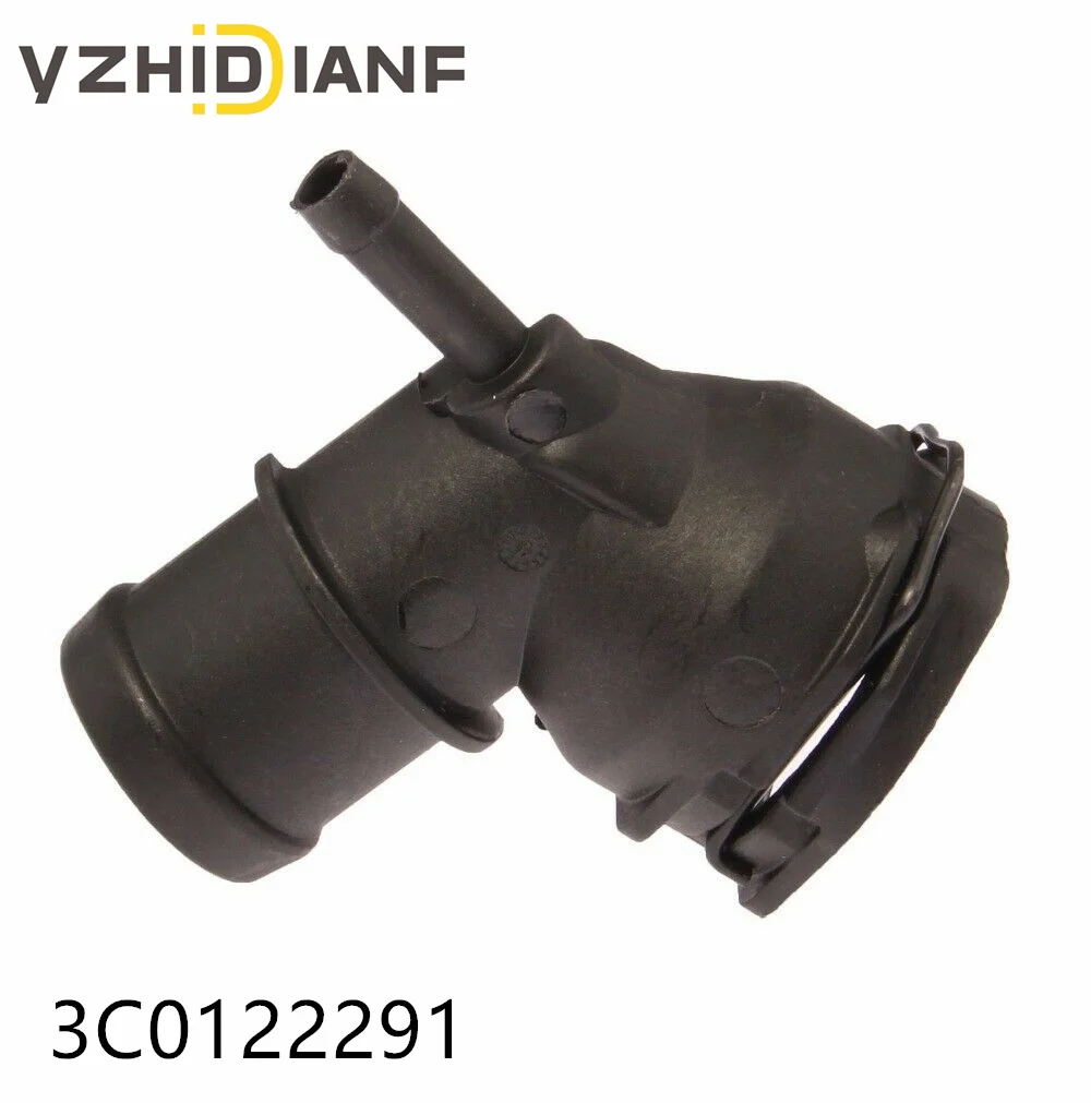 1x-Coolant-Pipe-Hose-Connector-3C0122291-For-Volkswagen-Beetle-Passat ...