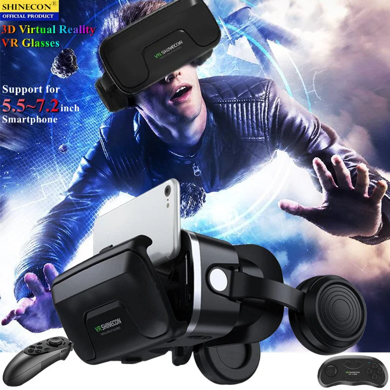 Original-Virtual-Reality-VR-Glasses-Box-Hi-Fi-Stereo-3D-Videos-Game ...