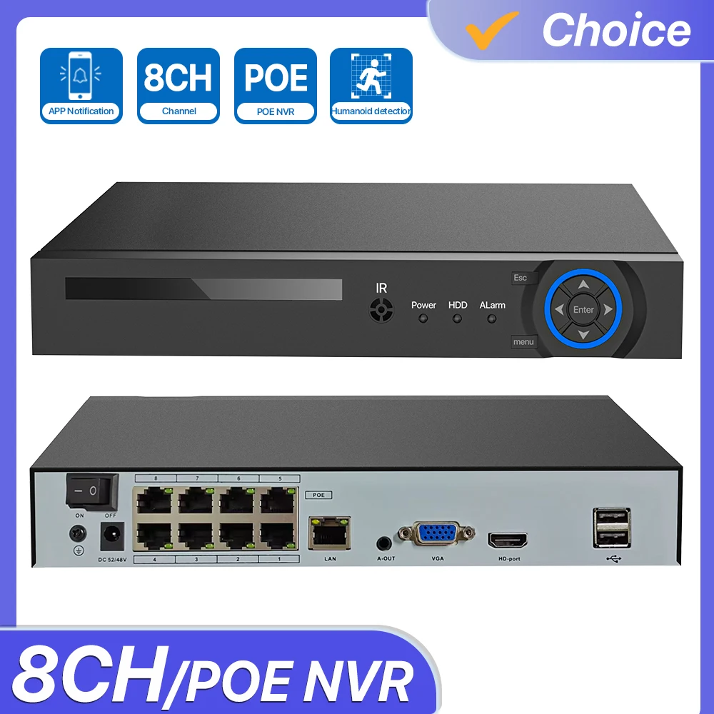 Gravador-de-V-deo-POE-NVR-com-udio-Bidirecional-Sistema-CCTV-de-Seguran ...