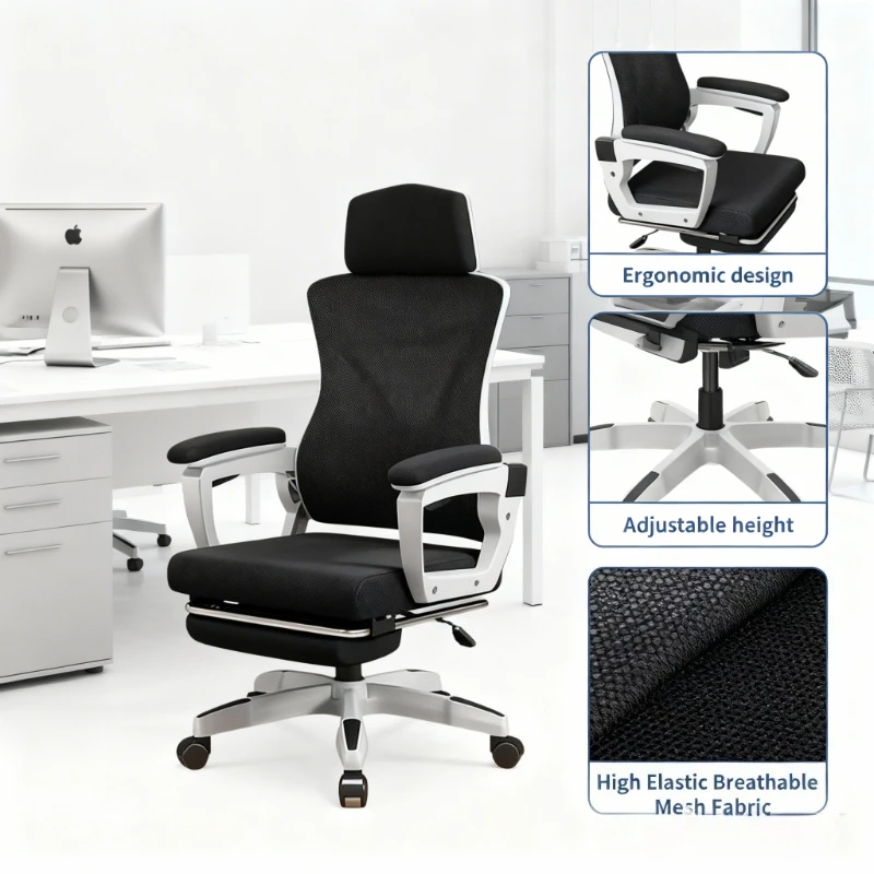 Student Study Chair Office Computer Desk SNU Lumbar Support Mesh ...