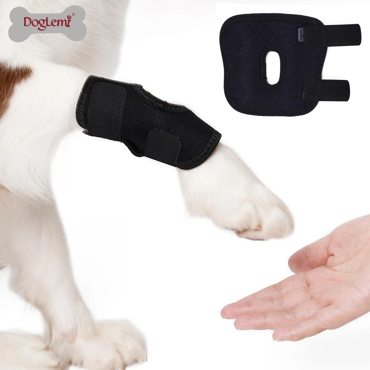 Pet Dog Leg Brace Pet Bandages Knee Hock Straps Protection For Puppy ...