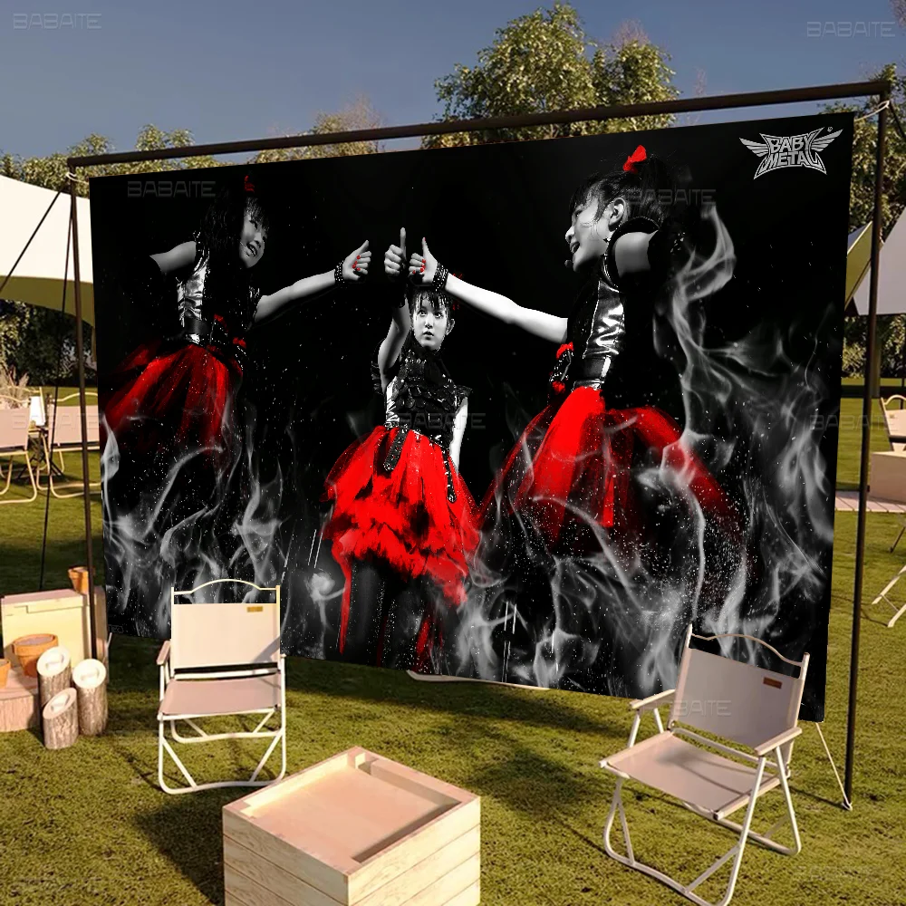 BABYMETAL-Combined-Printed-Banner-INS-Style-Outdoor-Party-Decoration ...