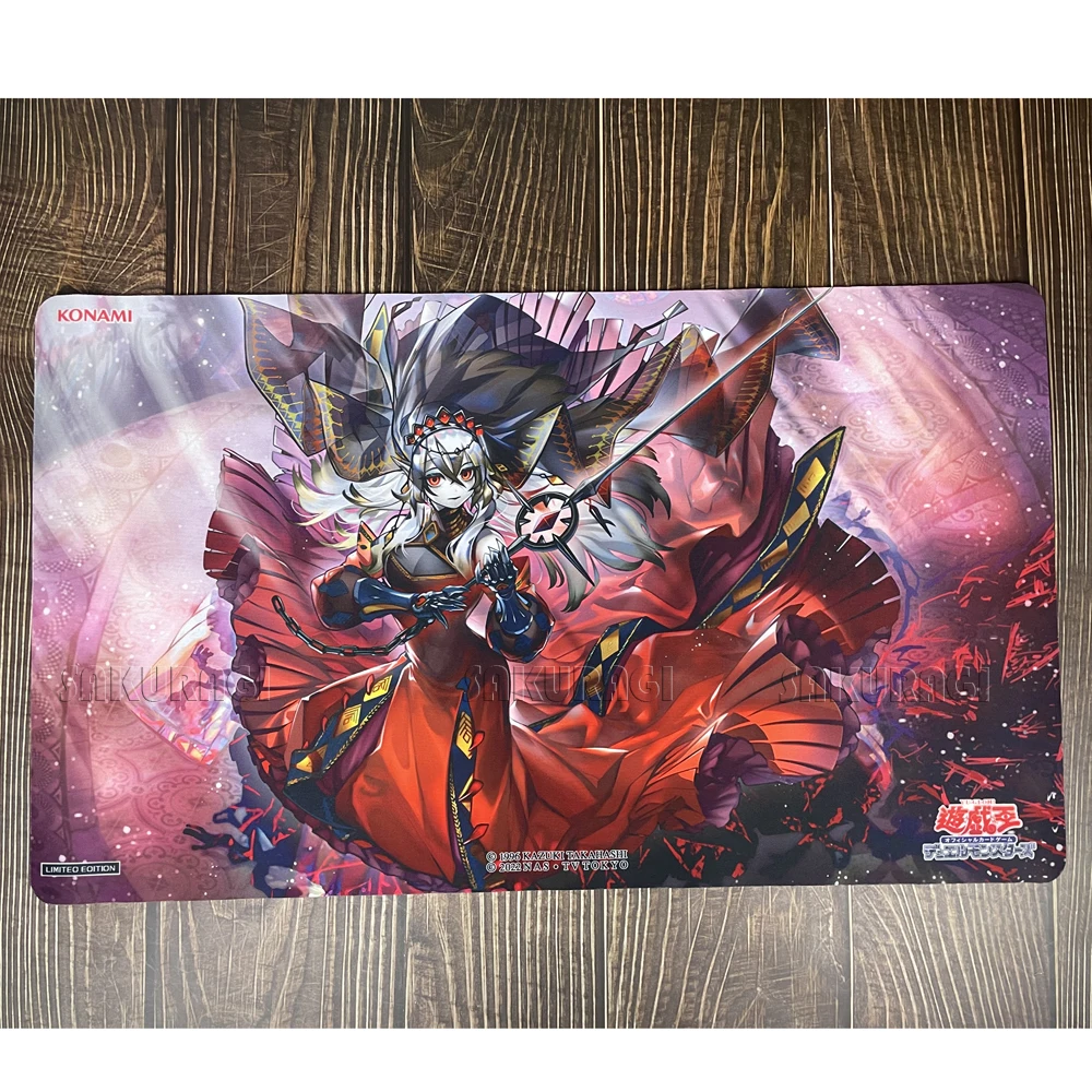 Yu-gi-oh-Red-Cartesia-the-virous-Game-Card-Pad-Playmat-YGO-Mat-KMC-TCG ...