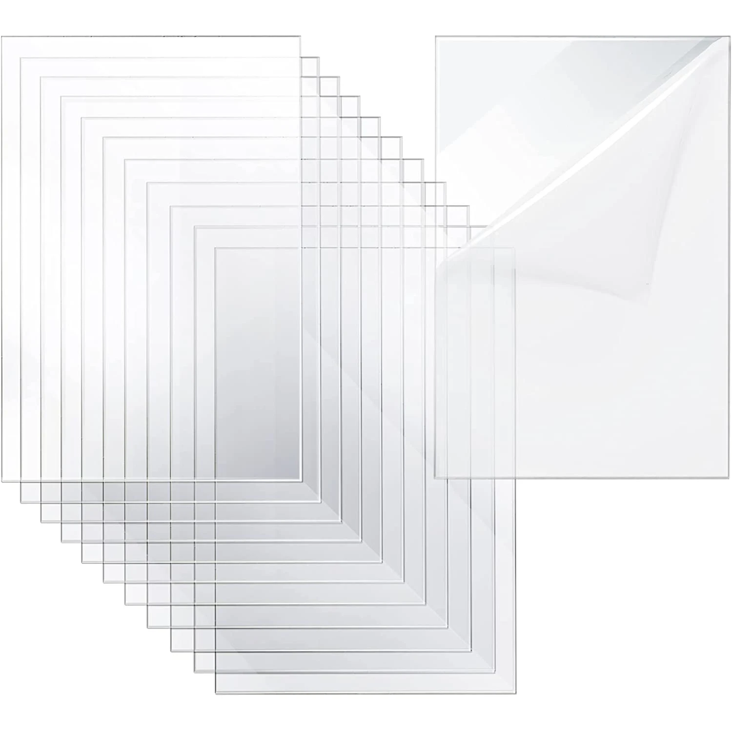 Acrylic Plexiglass Sheet 2mmThick Plate Panel for Photo Frame, Craft ...