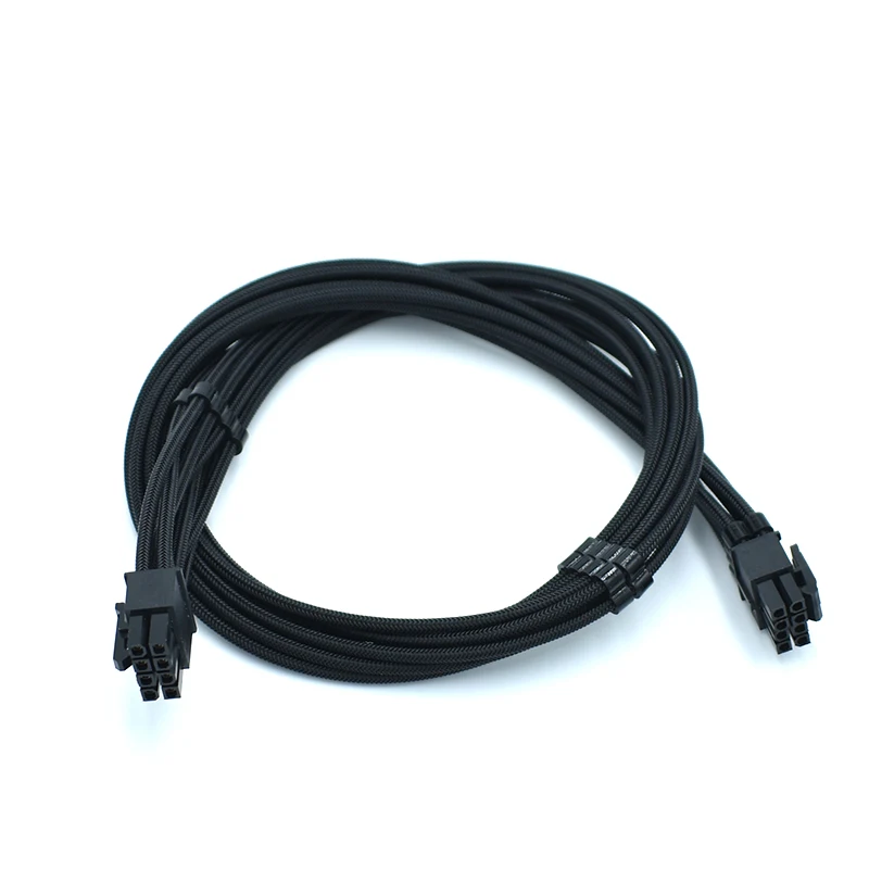 PCIe/CPU 8pin to motherboard CPU 8(4+4)PIN Flexible Silicone Wire ...