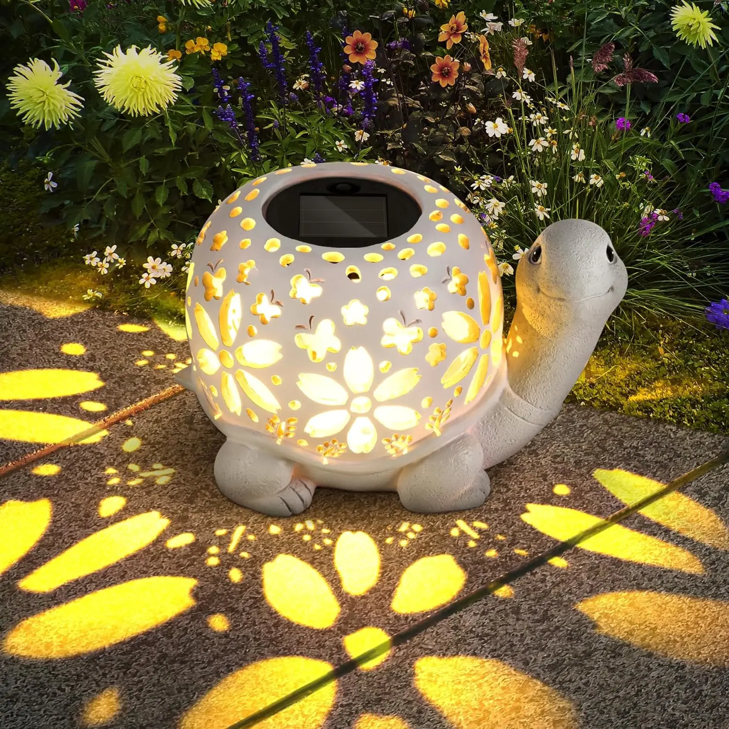 Solar-Powered Outdoor Garden Statue – Simple Home Supply