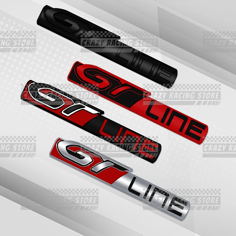 Car-Badges-GT-Line-Emblem-Metal-Stickers-Body-Decals-Grille-Decor-For ...