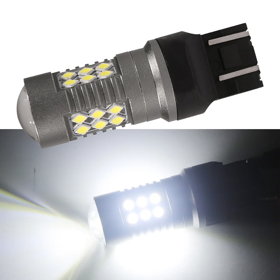 1Pcs-T20-DRL-7443-W21-5W-LED-Lamp-For-Lada-Vesta-Granta-Renault-Duster ...