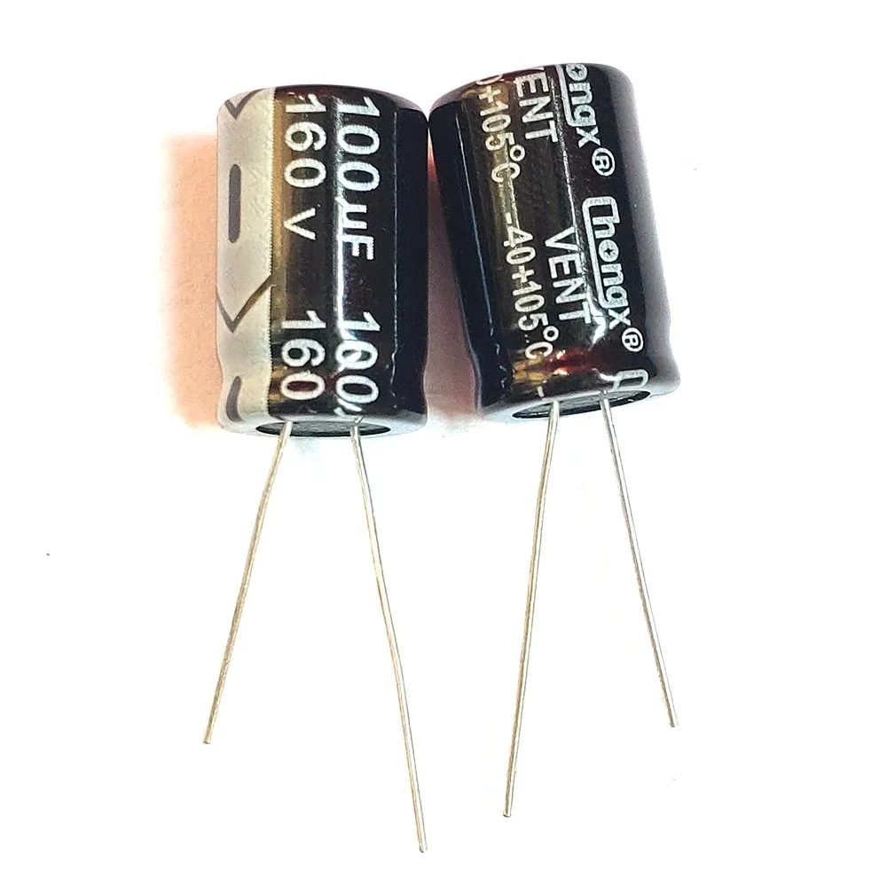 10pcs 100uF 160V 100MFD 160Volt Aluminum Electrolytic Capacitor 13*20mm ...