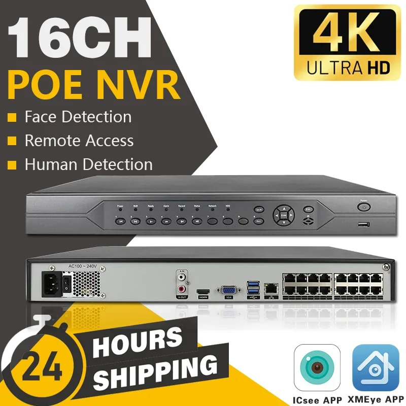 16CH-4K-8MP-POE-NVR-Video-Recorder-H-265-48V-Audio-Out-PTZ-IP-Camera ...