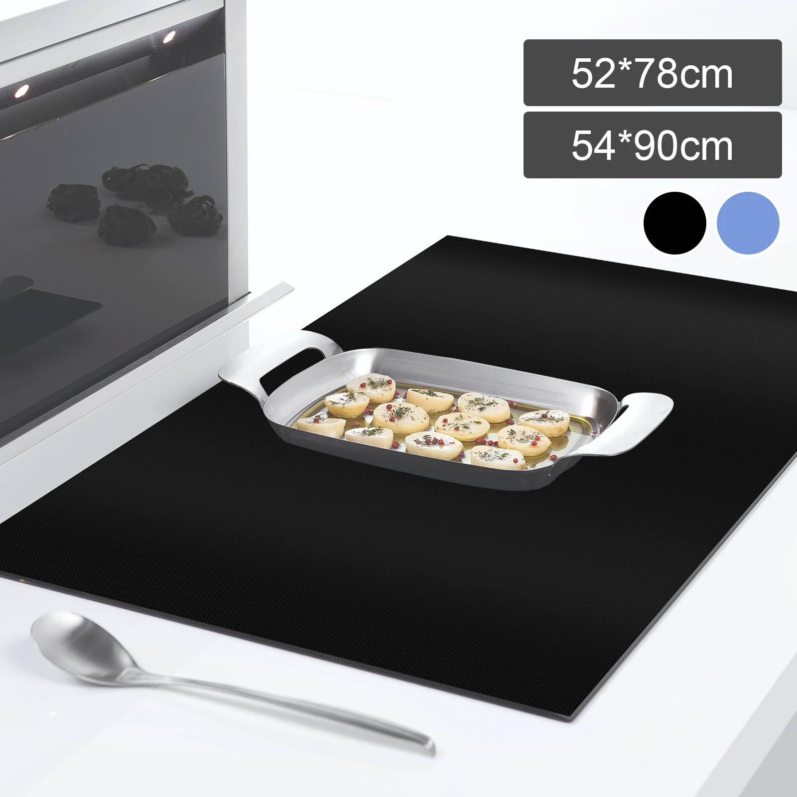Induction-Cooker-Cover-Silicone-Mat-Large-Non-Slip-Electric-Stove-Cover ...