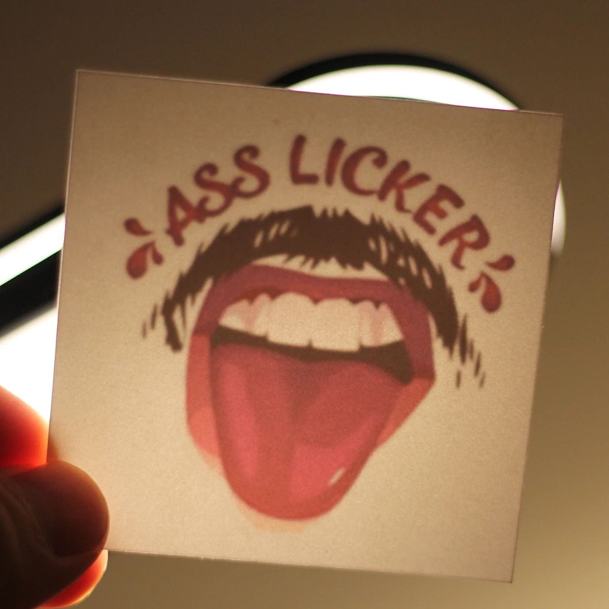 Ass licker, cuckold temporary tattoos,adult waterproof sticker ...