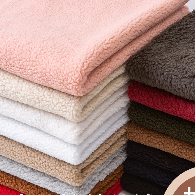 40x50cm-Lamb-Wool-Fabric-Thick-Coral-Fleece-Cotton-Wool-Warm-Cloth ...