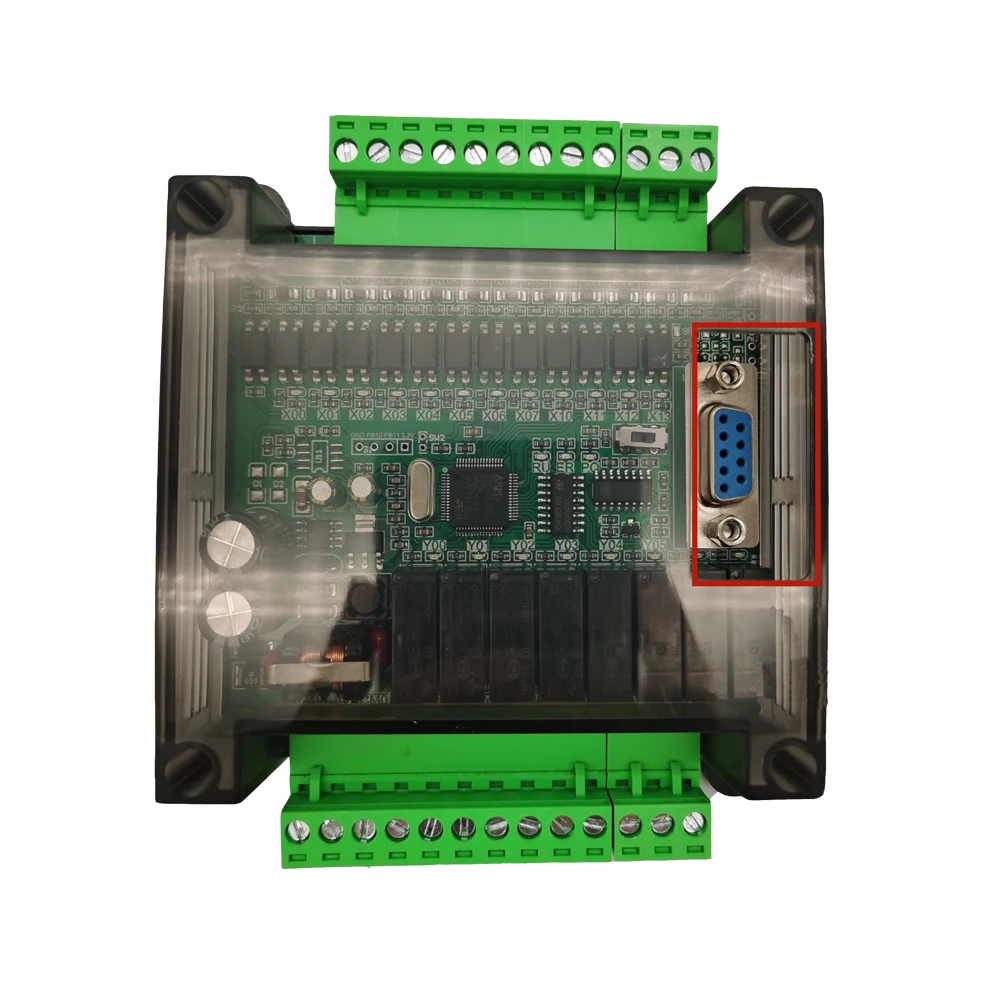 Módulo programável industrial do relé do controlador 1n 20mr do plc com ...