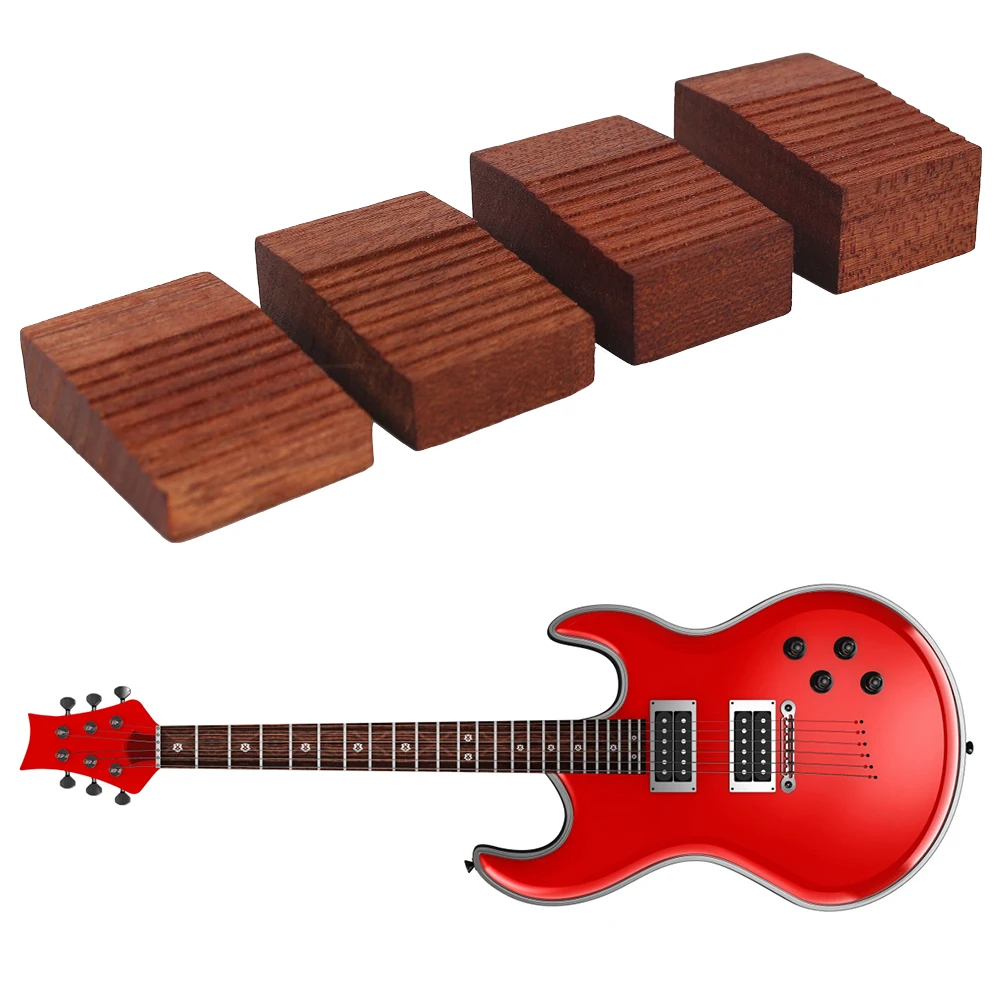 4Pcs-Floating-Tremolo-Set-Up-Blocks-Wooden-Guitar-Pressure-Lock-String ...