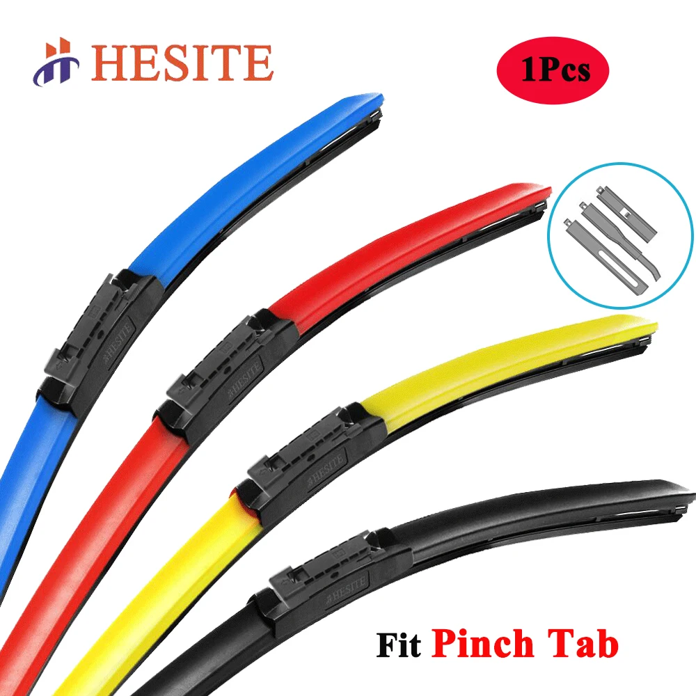 HESITE Colorful WWiper Blade Fit Pinch Tab Suit For Audi BMW Cadillac ...