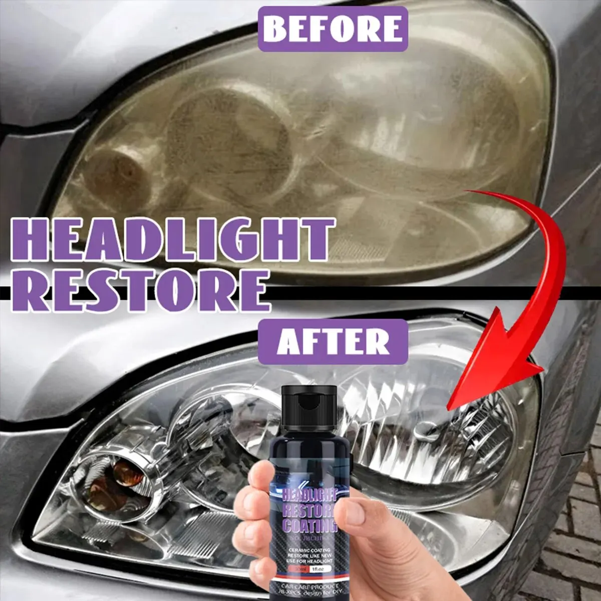 Headlight-Restorer-Car-Lights-Polishing-Chemical-Repair-Renovation ...