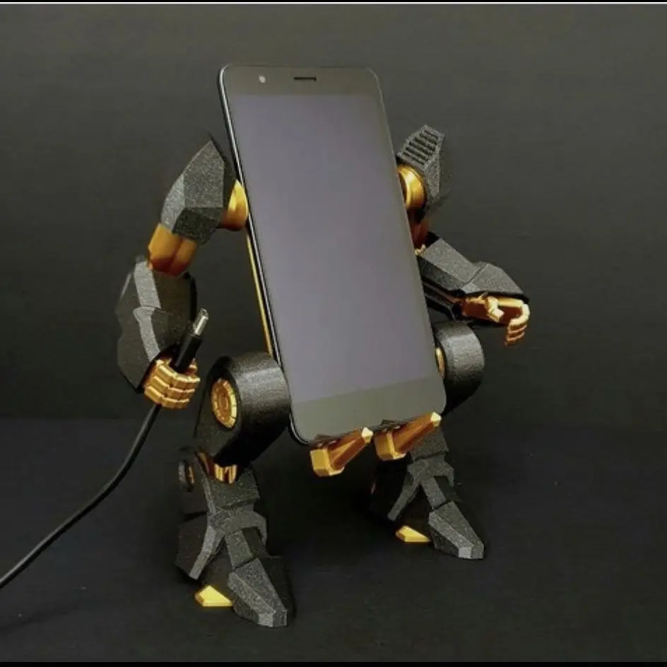 Mechanical-Exoskeleton-Style-Phone-Stand-Mecha-Gundam-Mobile-Holder-Desktop-Decoration-3D ...