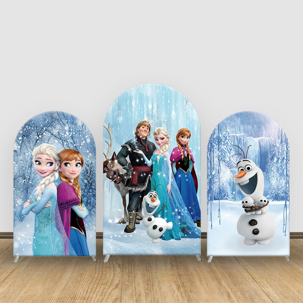 Cubierta-de-fondo-de-pared-de-arco-de-princesa-Frozen-fondo-de-Elsa-y ...