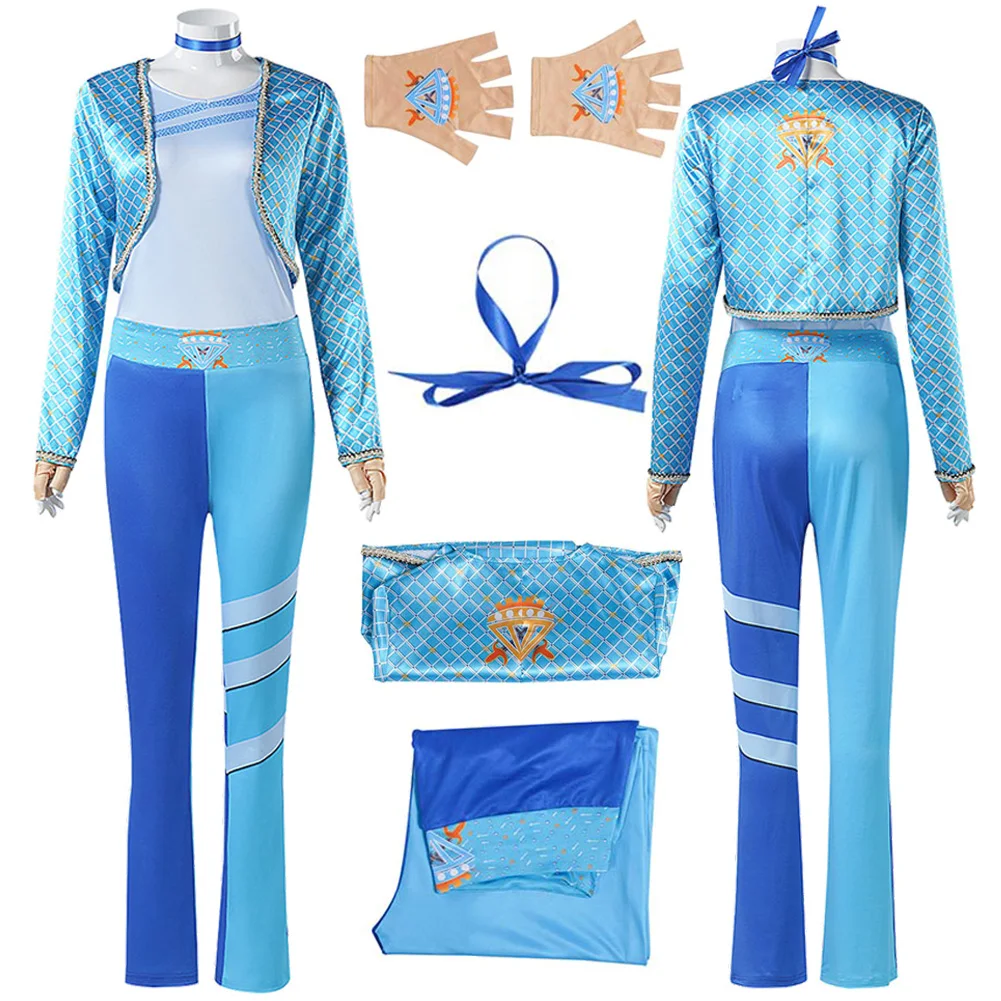 Chloe Cosplay Descendants Costume The Rise of Red Disguise Adult Women ...