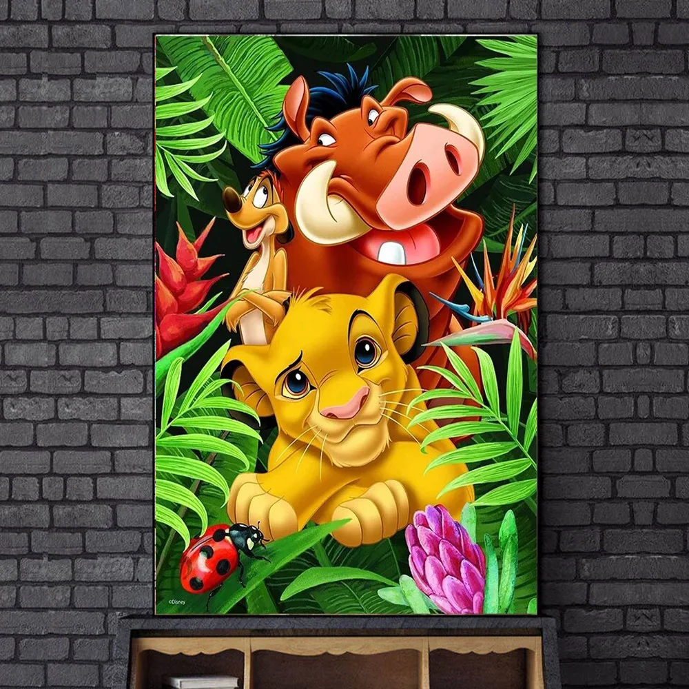 Pintura-de-diamante-por-n-mero-para-crian-as-disney-rei-le-o-simba ...