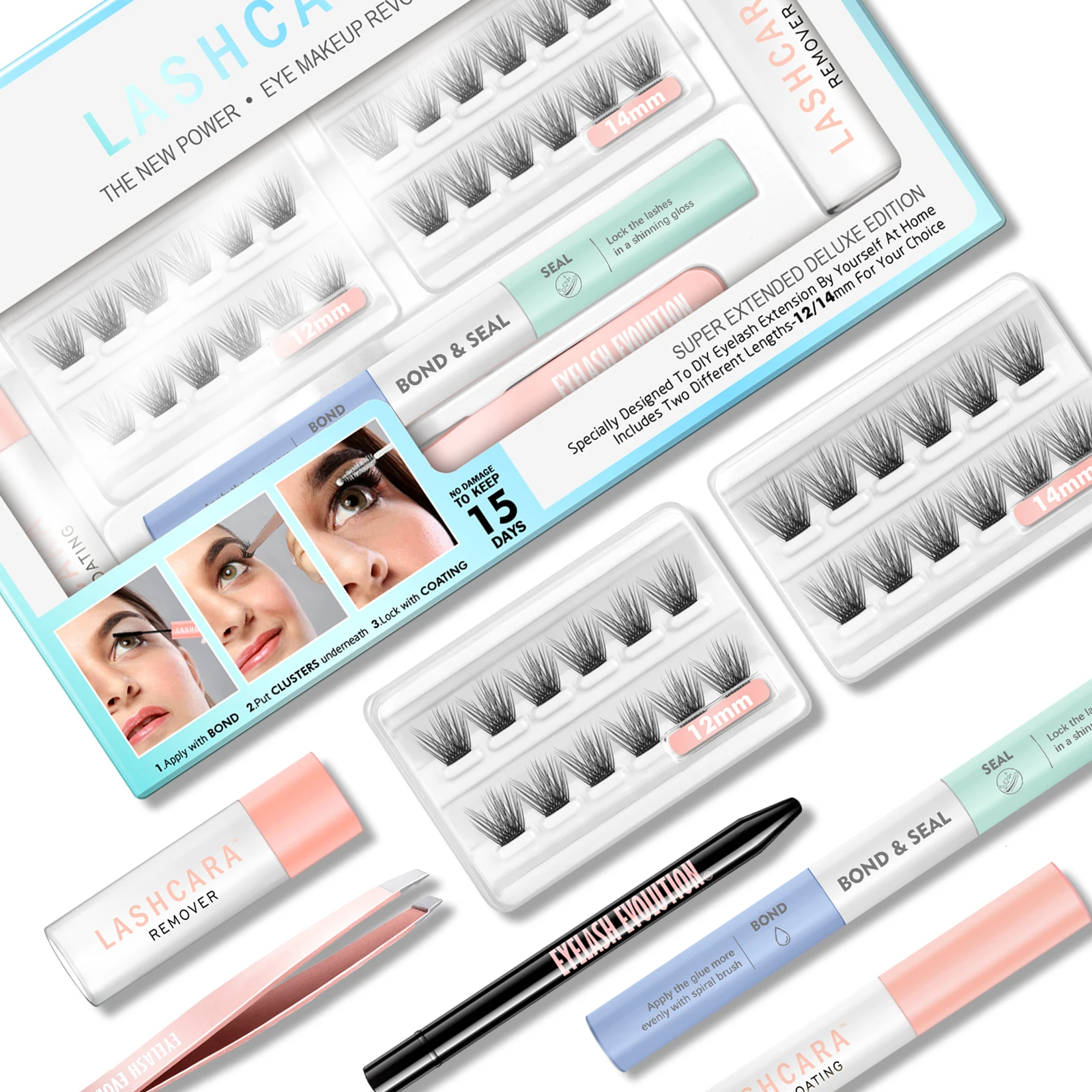 DIY-Eyelash-Extension-Kit-Eyelash-3D-Volume-Lash-Clusters-Individual ...