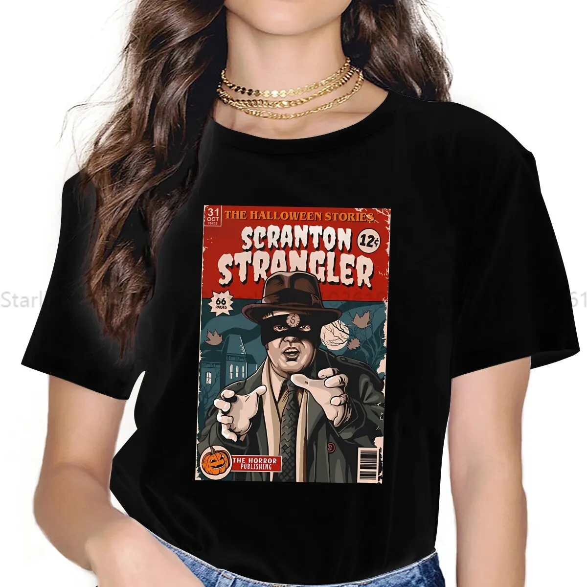 Scranton-Strangler-TShirt-For-Girls-The-Office-Y2k-Tops-Harajuku-Female ...