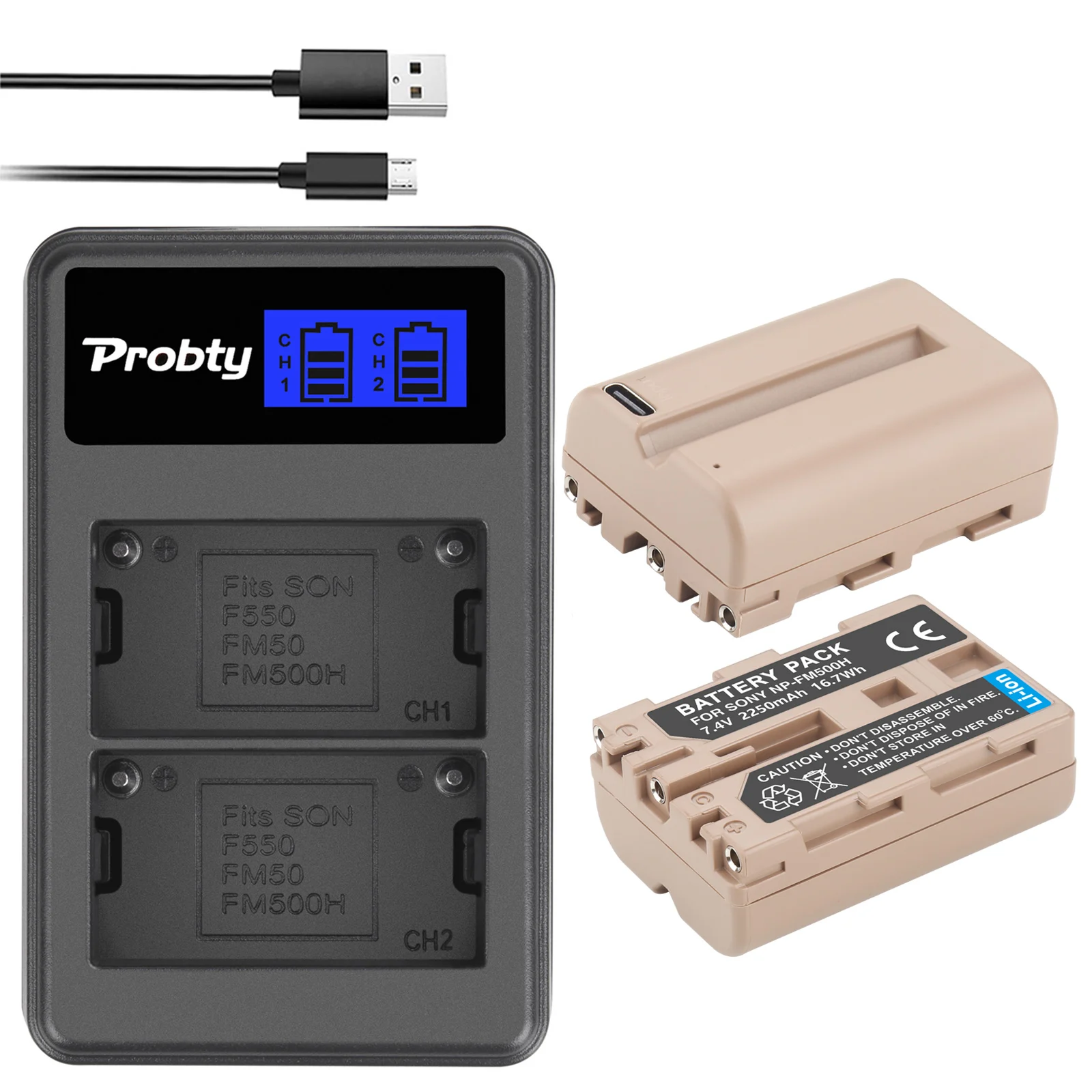 NP-FM500H-NP-FM500H-FM500H-Battery-LCD-Dual-Charger-for-Sony-Alpha-A580 ...