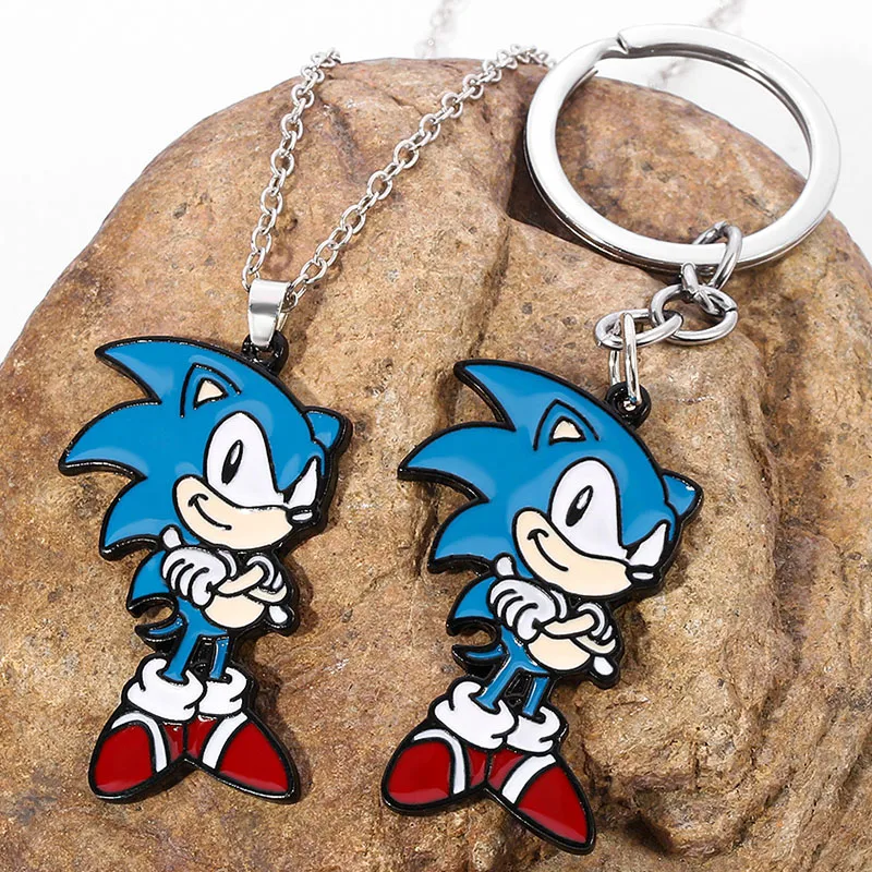Colgante-de-figura-de-Sonic-The-Hedgehog-para-ni-os-collar-de-personaje ...