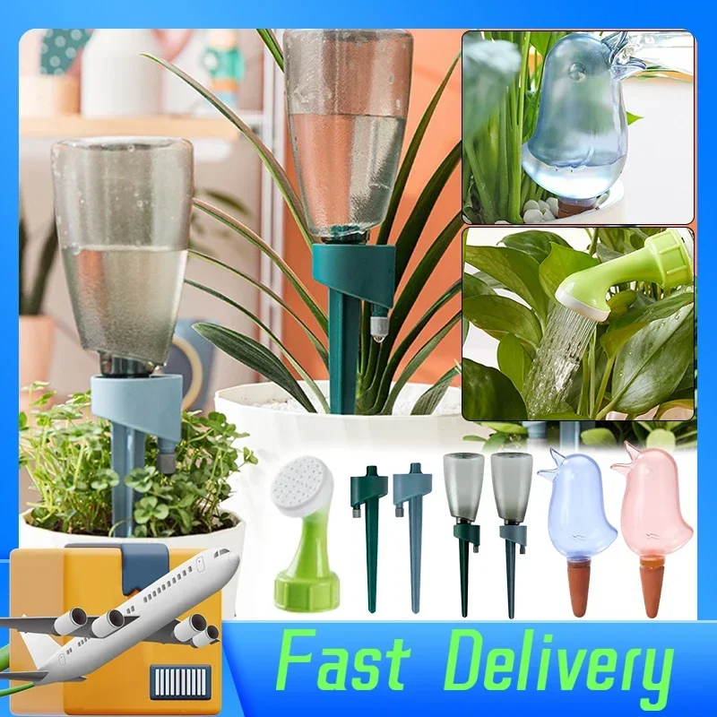 Lazy-Automatic-Watering-Household-Drip-Irrigation-Flower-Waterer ...