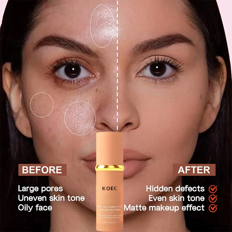 Bionic-Foundation-4-In-1-Flawless-Concealer-Liquid-Moisturizing-Full ...