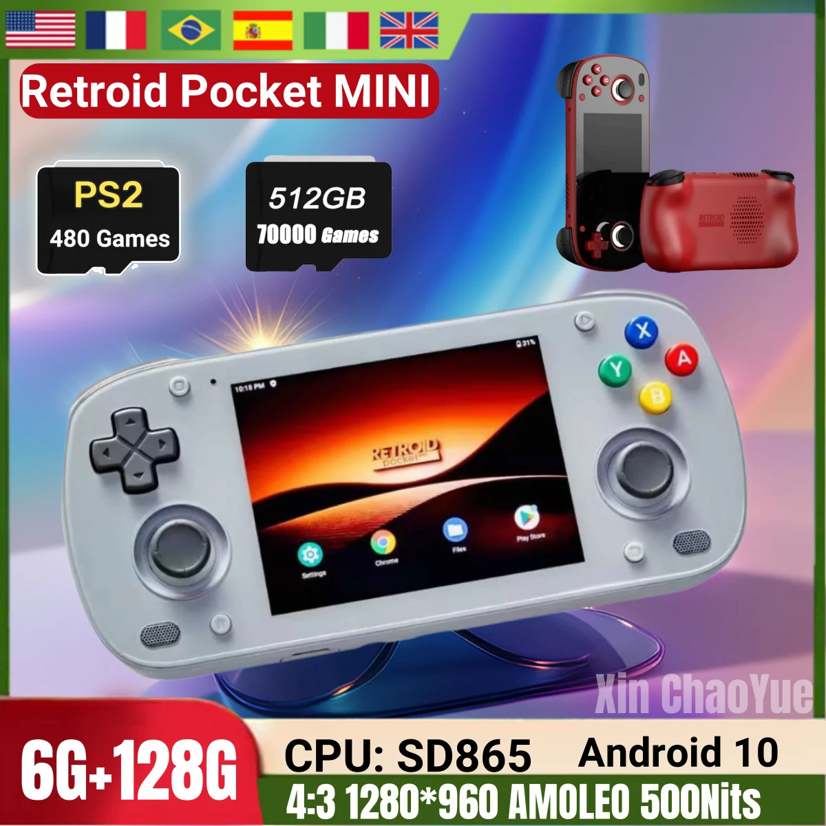 Retroid-Pocket-MINI-consola-de-juegos-port-til-Retro-SD865-6-128G ...
